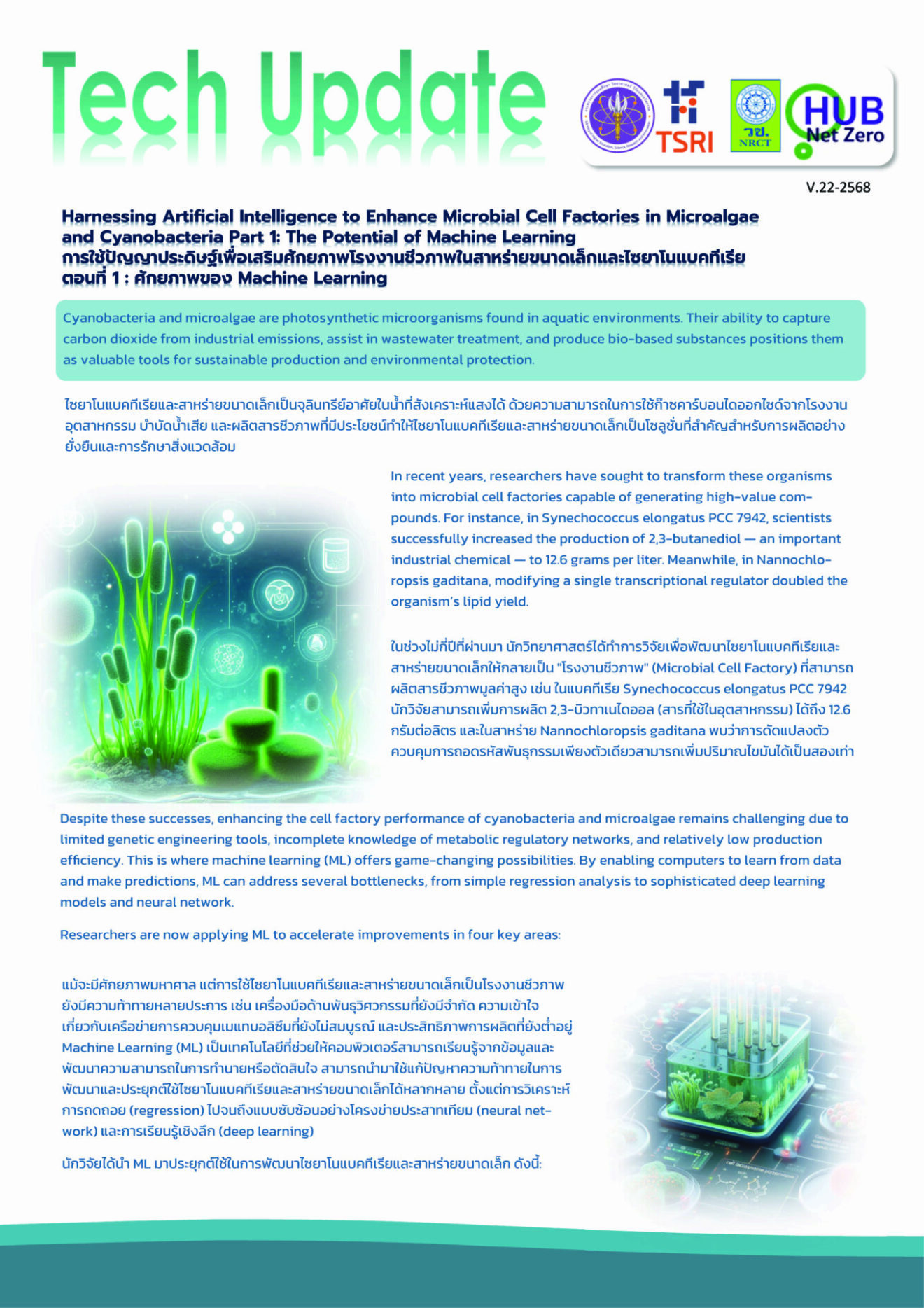 Harnessing Artificial Intelligence to Enhance Microbial Cell Factories in Microalgae and ...