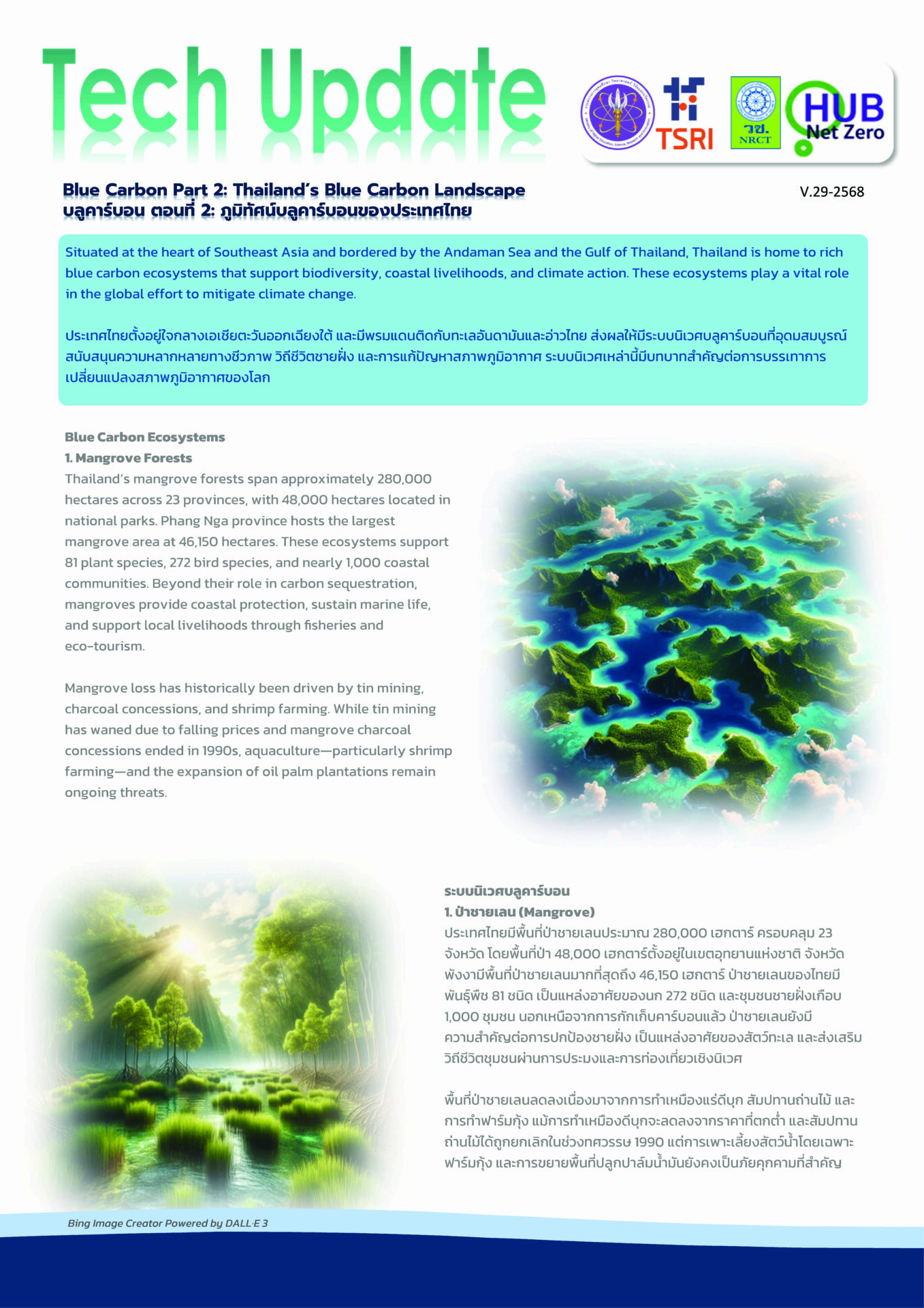 Blue Carbon Part 2: Thailand’s Blue Carbon Landscape บลูคาร์บอน ตอนที่ ...